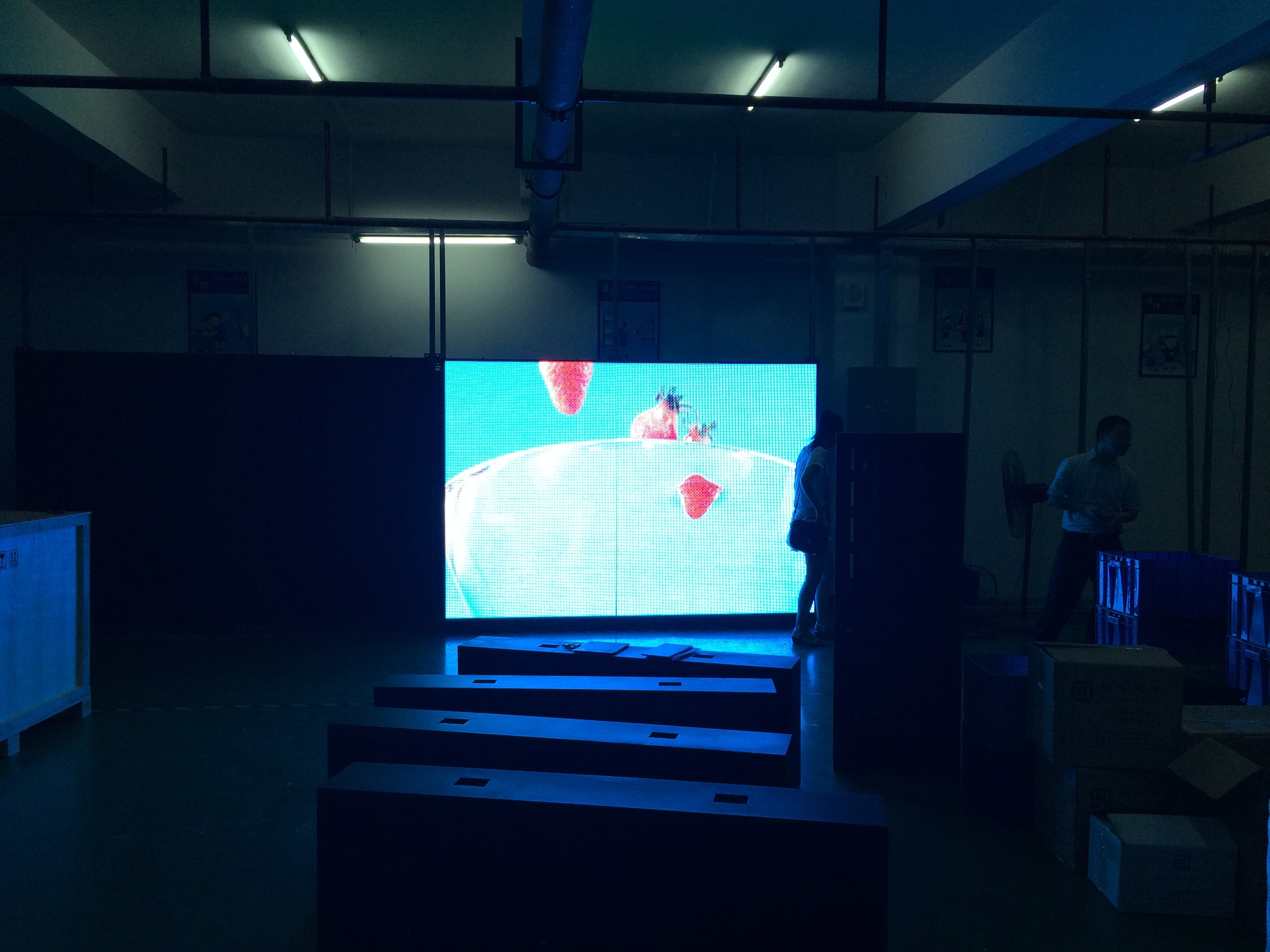 Fixed LED Advertising Display Board All Day Work 4500nits Suitable ...