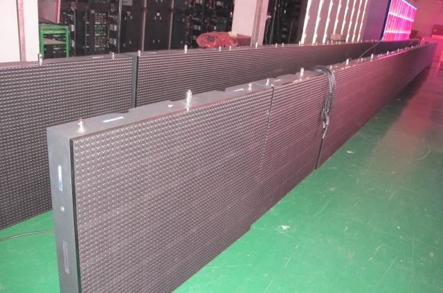 AC 220V Perimeter Safety Screens , Pitch Side Advertising Boards 5800cd/㎡
